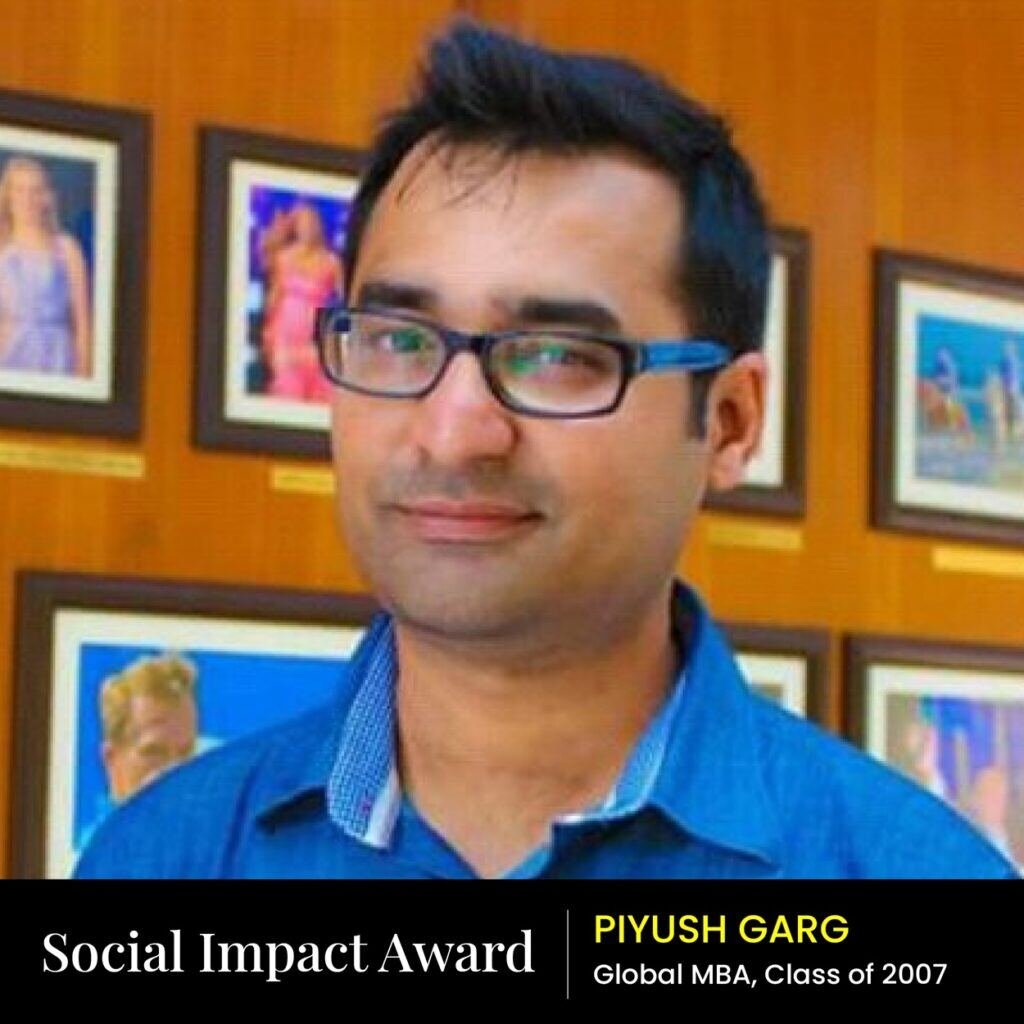 GMBA alumnus honoured with social impact award